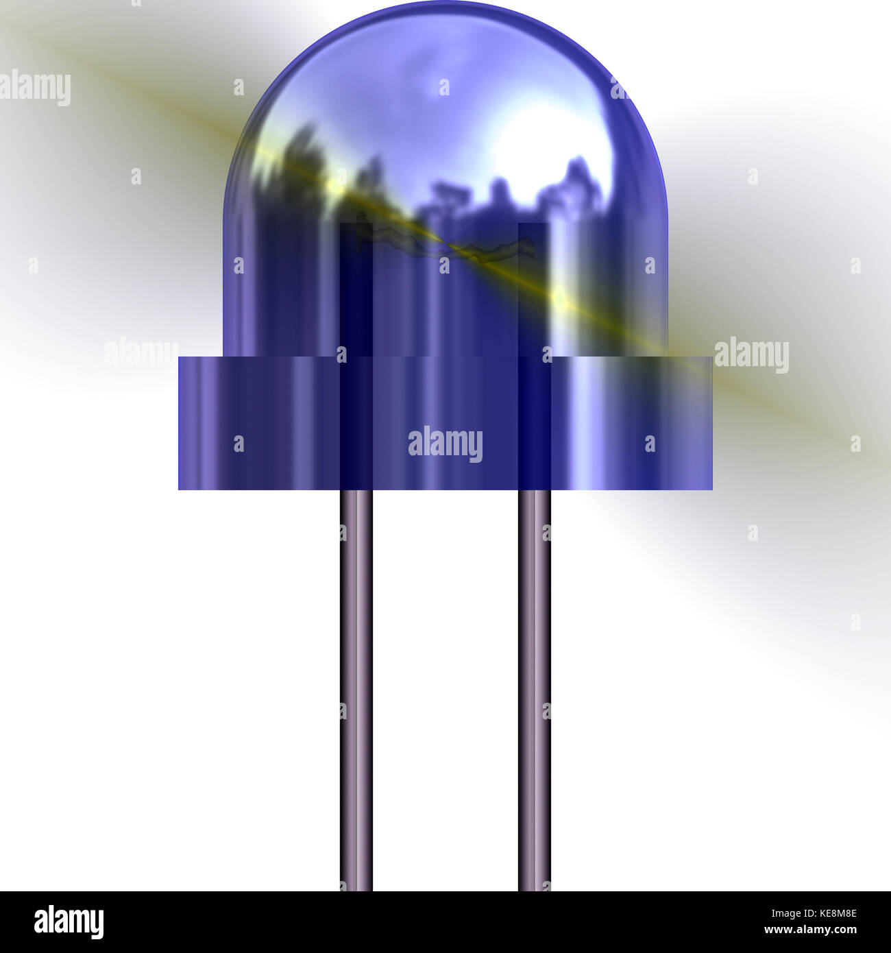 Isolated light emitting diode Stock Photo - Alamy