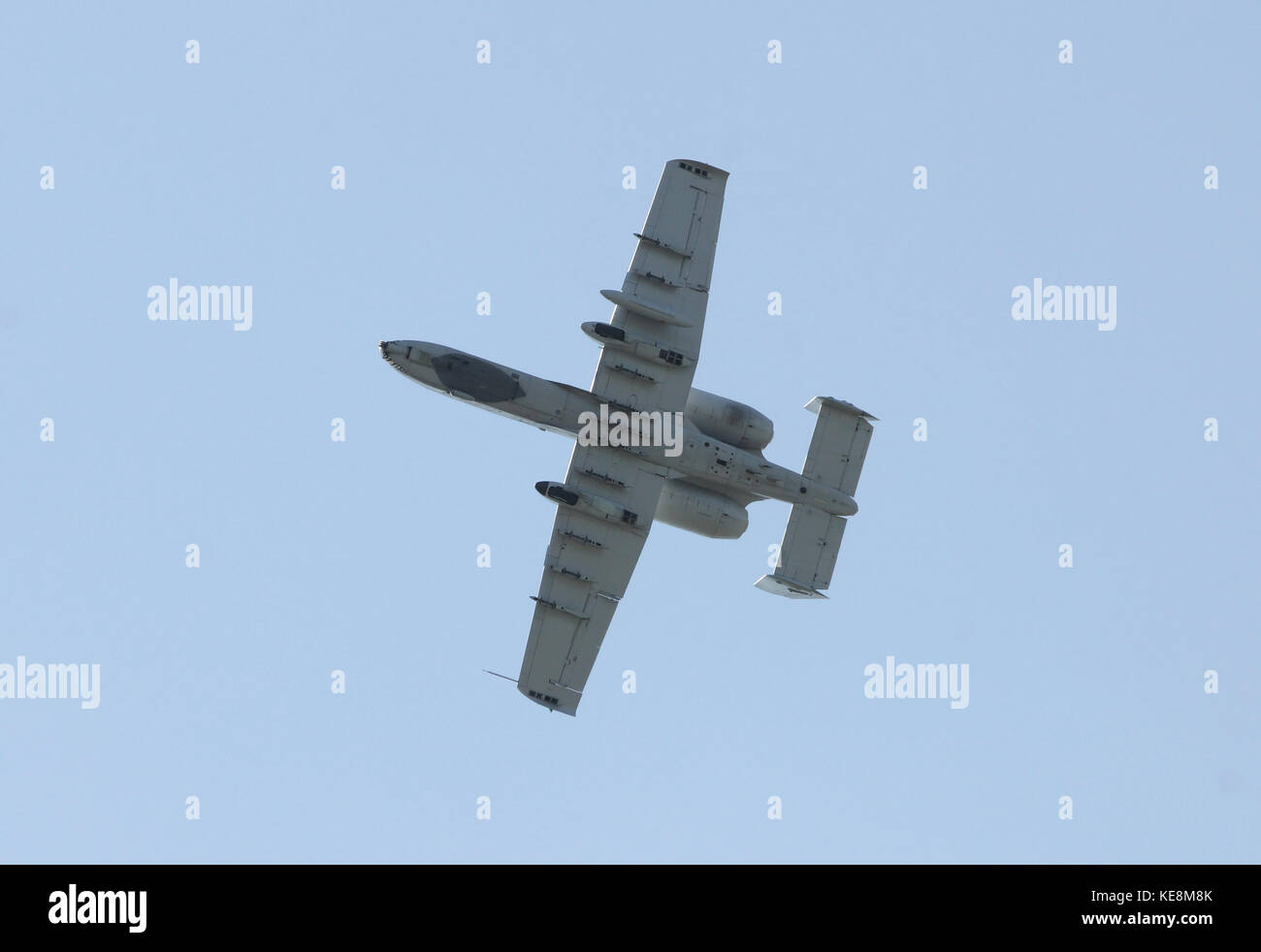US Air Force heavy armored flying gunship Stock Photo - Alamy