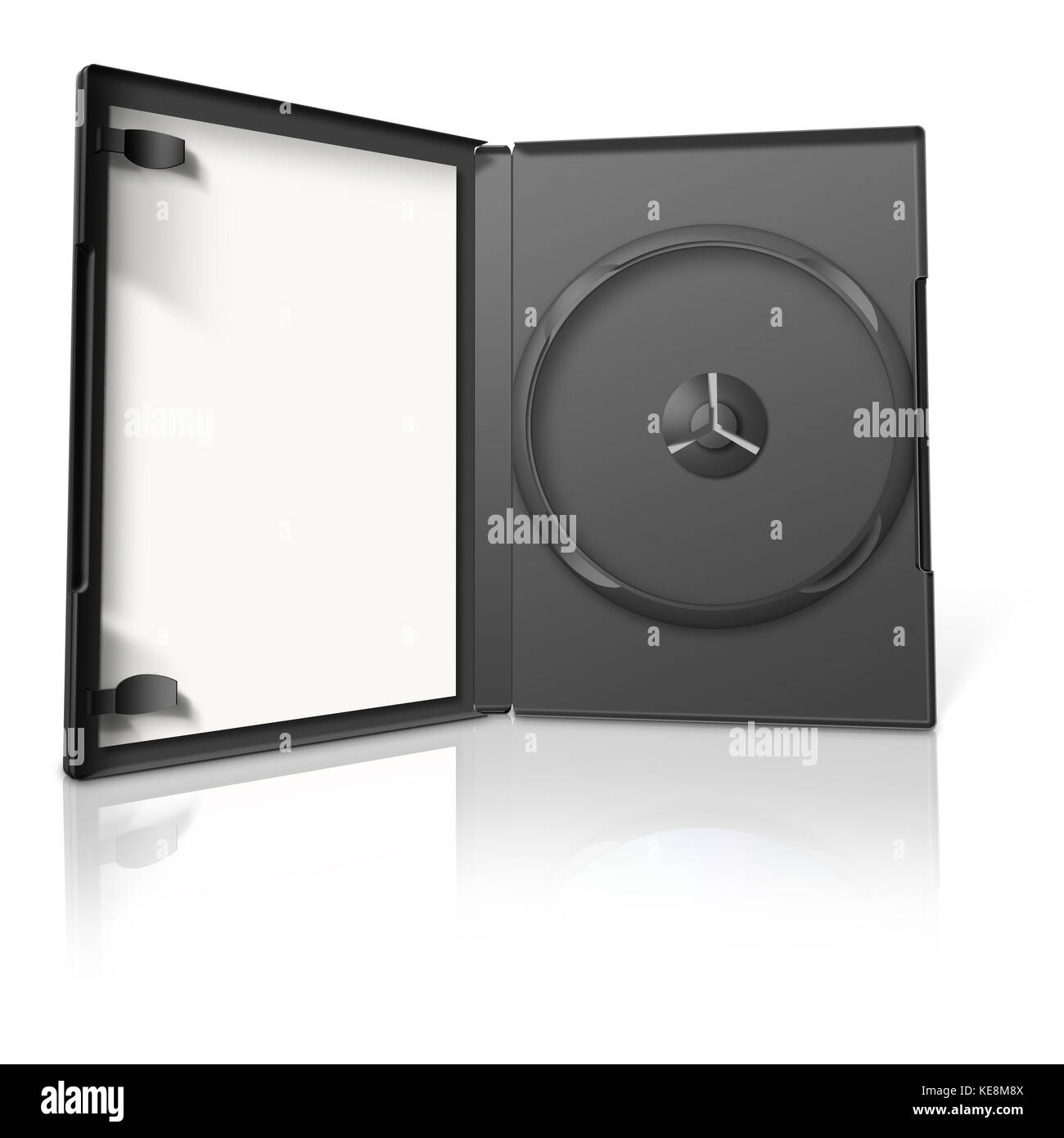 DVD Case on white Stock Photo - Alamy