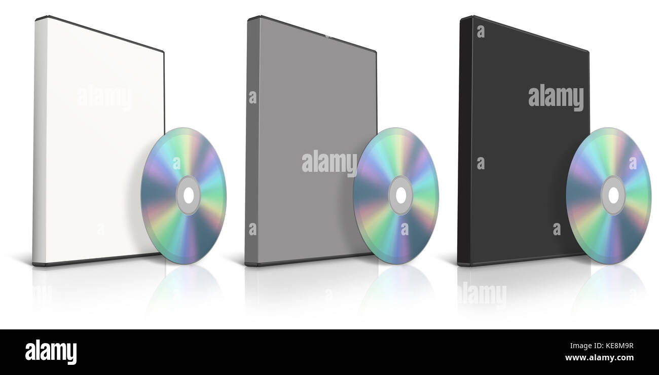 DVD and DVD Case on white Stock Photo - Alamy
