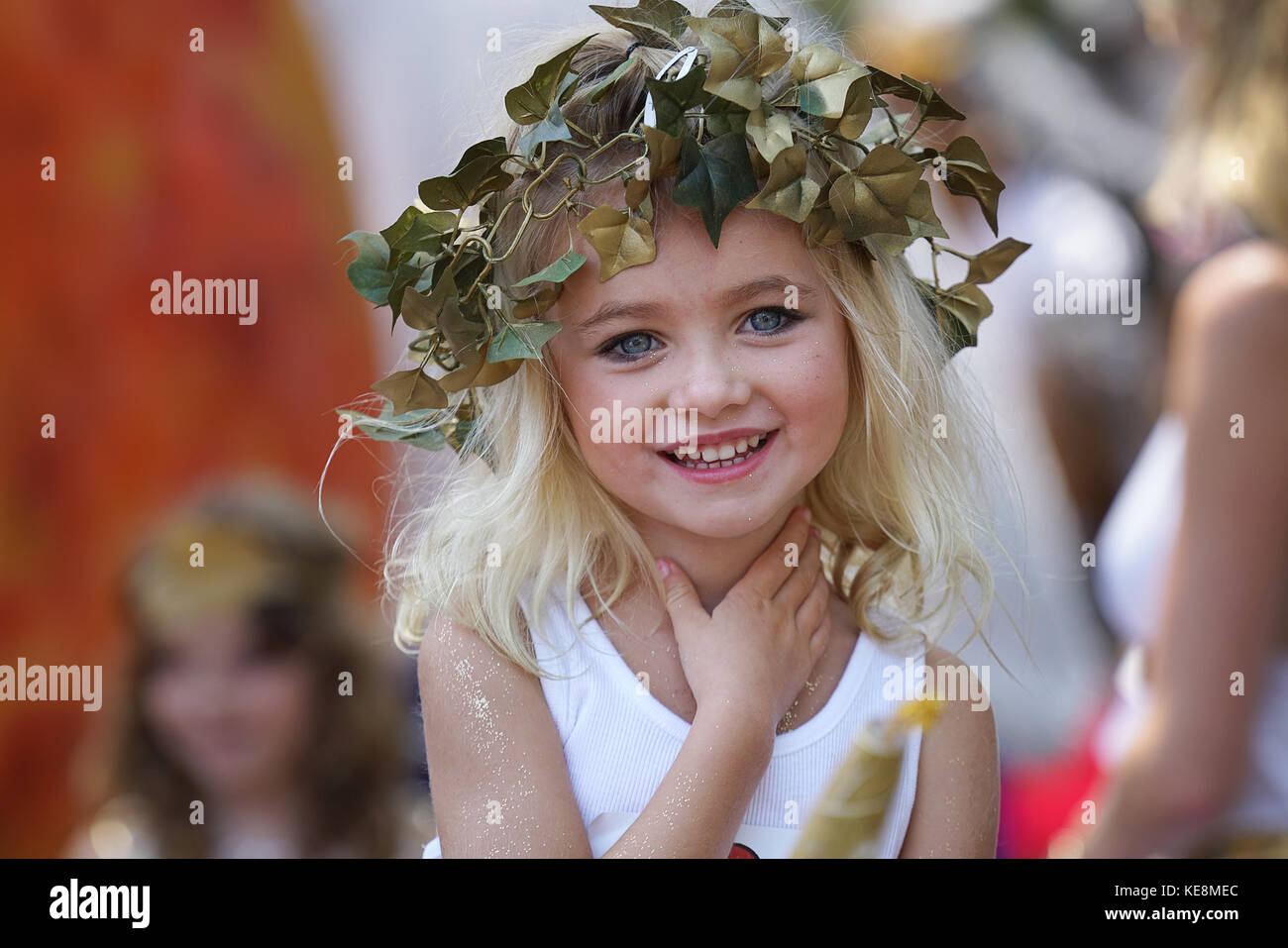 Super Cute and Beautiful Solstice Girl Stock Photo - Alamy
