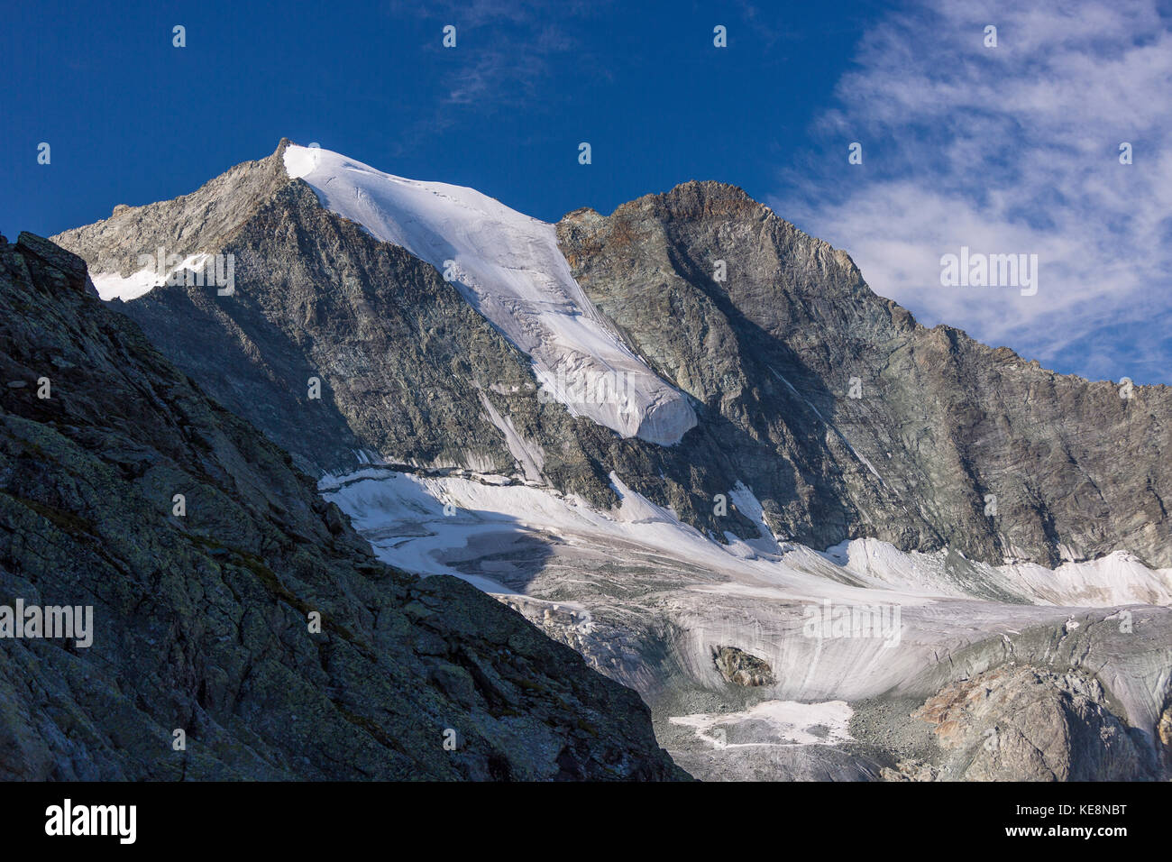 MOIRY VALLEY, SWITZERLAND - Moiry glacier mountain landscape, in the ...