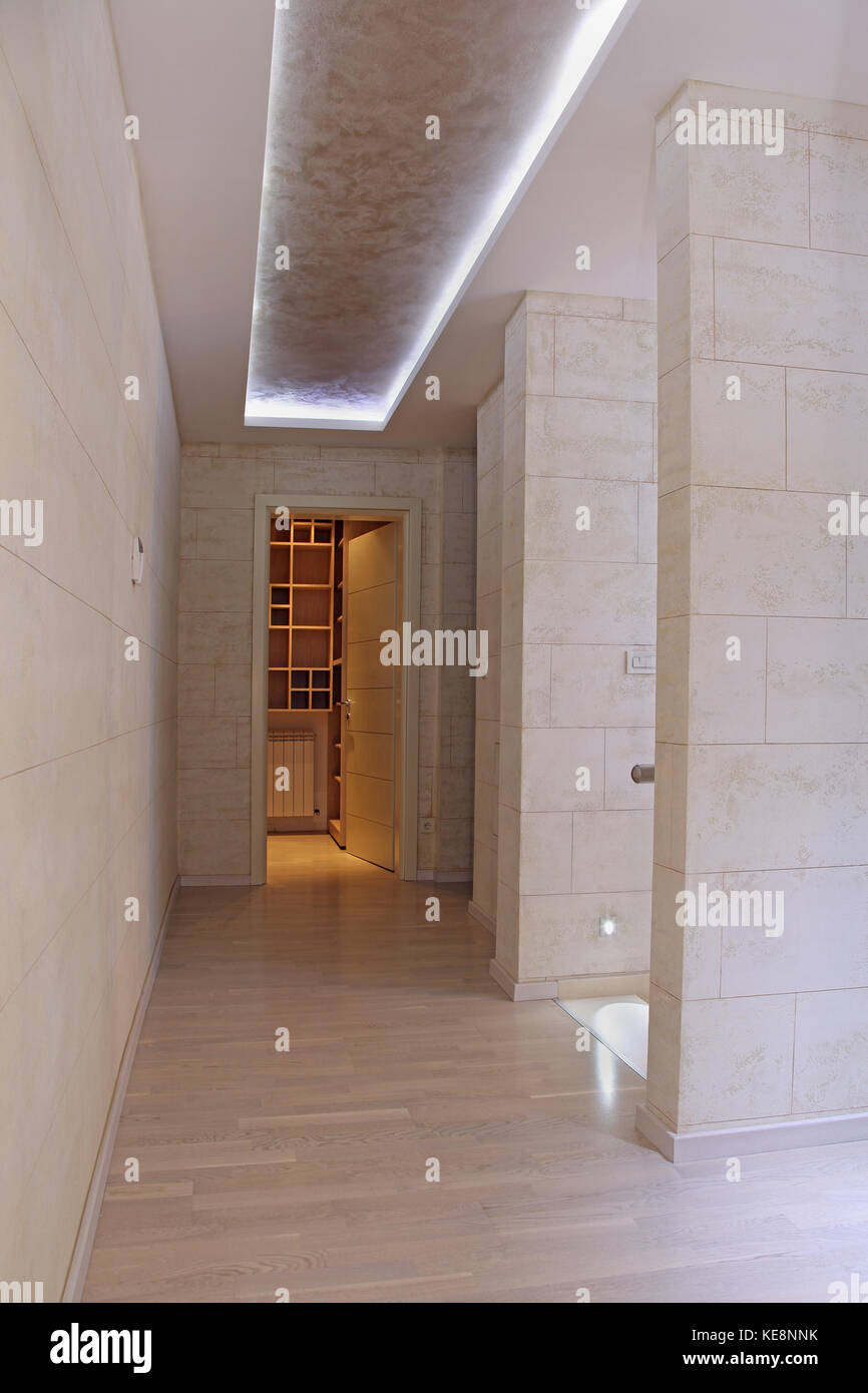 Luxury Mansion Interior Corridor Interior Of The Corridor In The