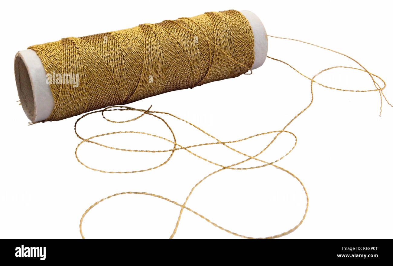 Gold thread hi-res stock photography and images - Alamy