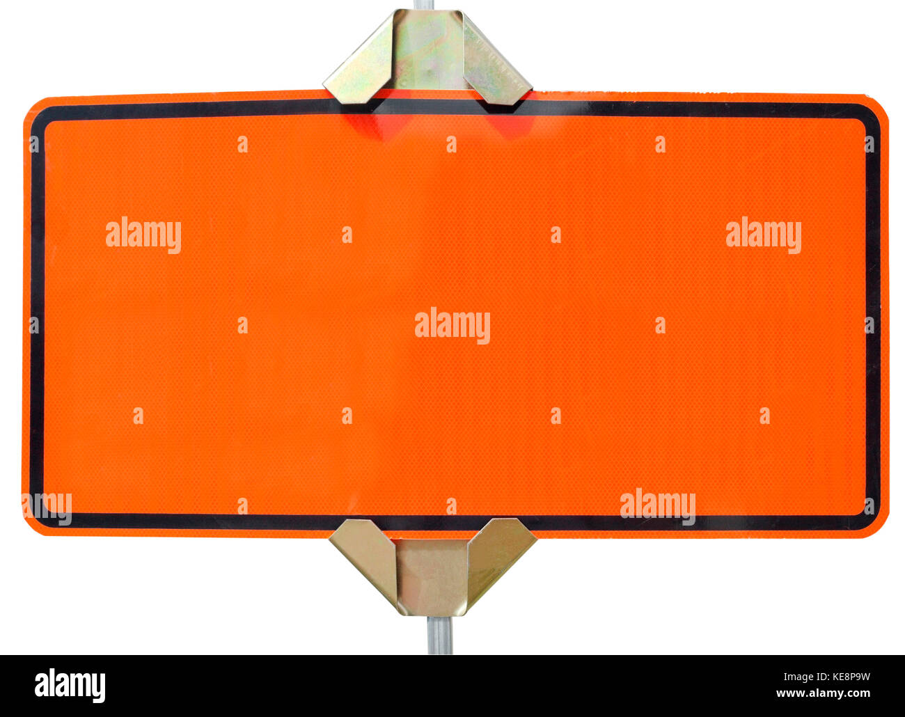 Blank construction sign hi-res stock photography and images - Alamy