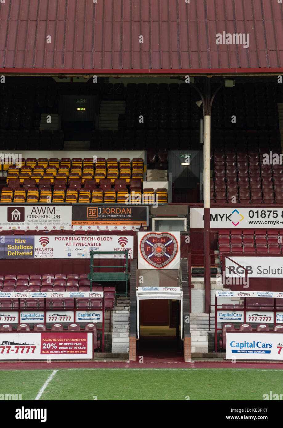 The Archibald Leitch designed main stand at Tynecastle is being ...