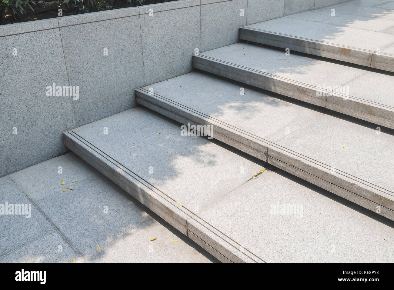 outdoor stairway with gravel texture ,landscape architecture Stock ...