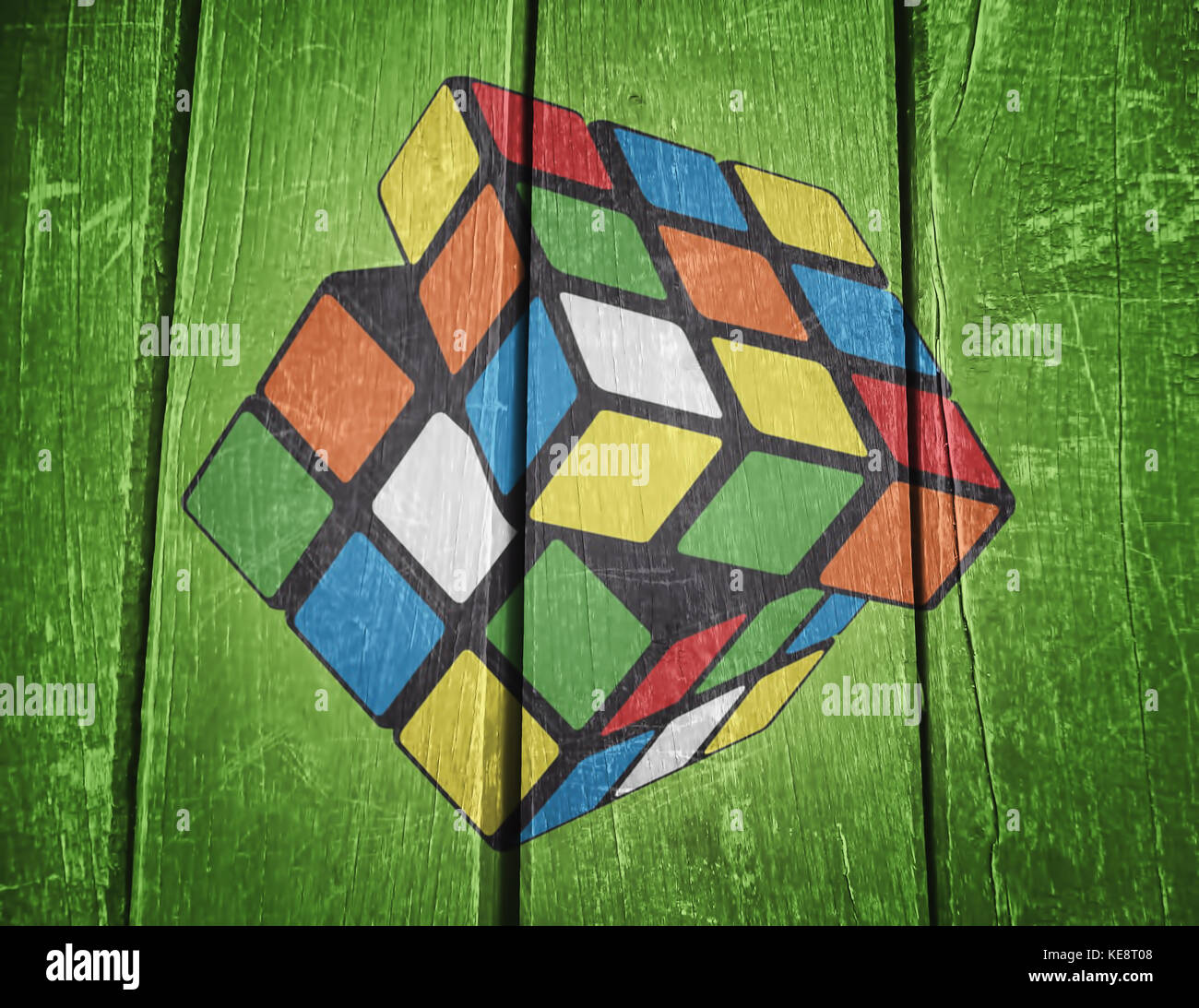 BELGRADE - SERBIA, Rubik cube - The so-called Hungarian cube, wood ...