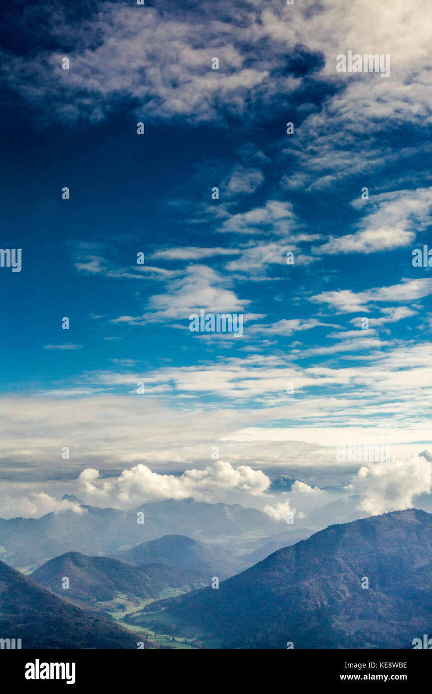 A beautiful aerial view of Austria Stock Photo - Alamy