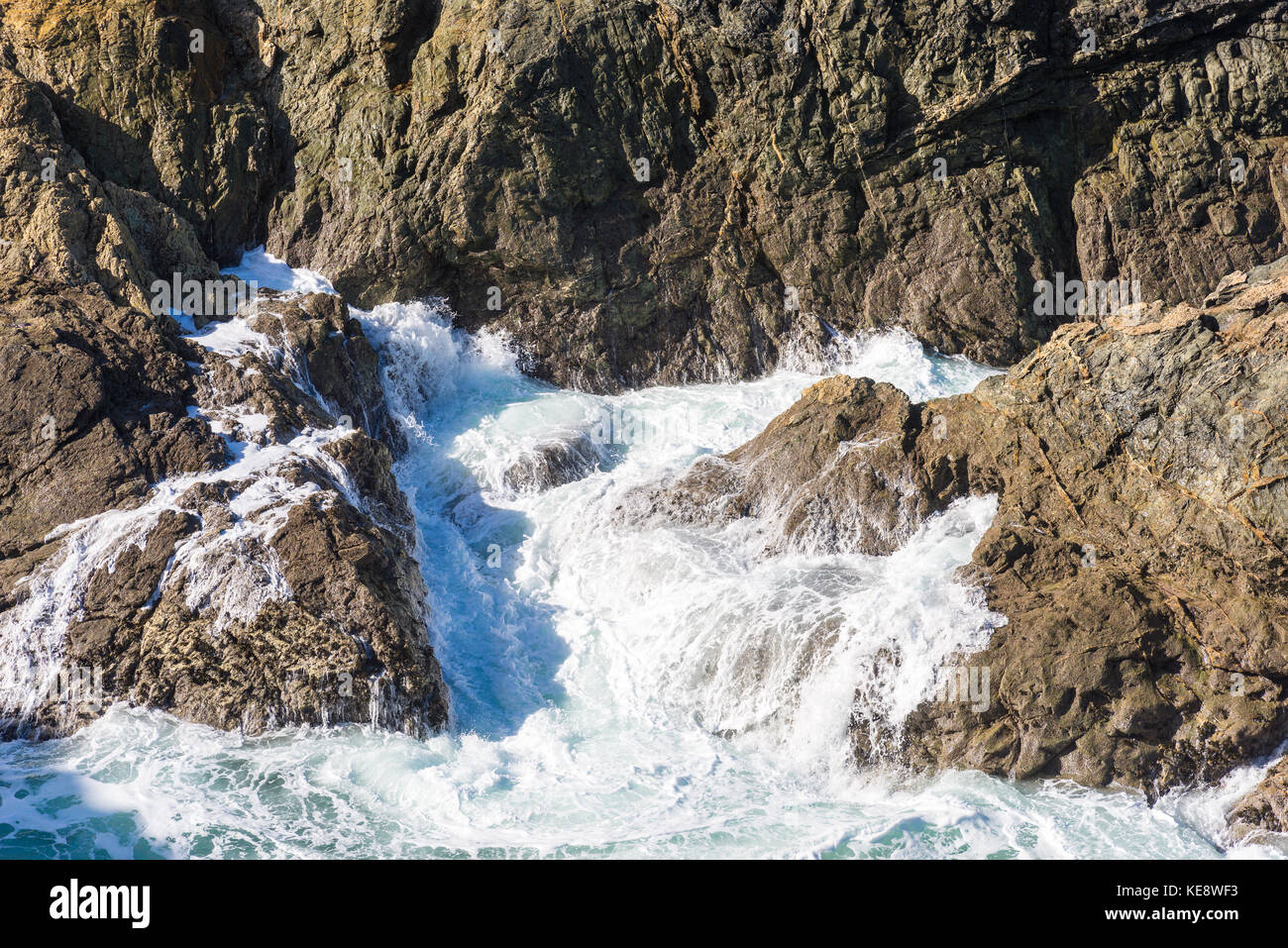 Cornish coast erosion hi-res stock photography and images - Alamy