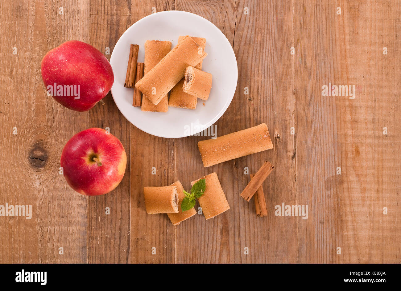 Biscuits with fruit filling Stock Photo - Alamy