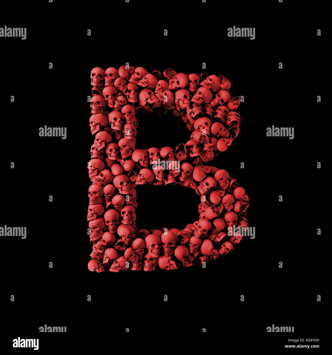 Gothic font letter b hi-res stock photography and images - Alamy