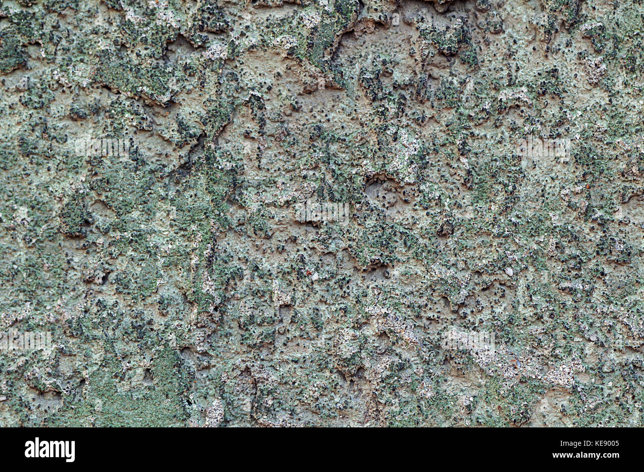 Brick wall. Broken plaster. Cracked and corroded cement Stock Photo - Alamy