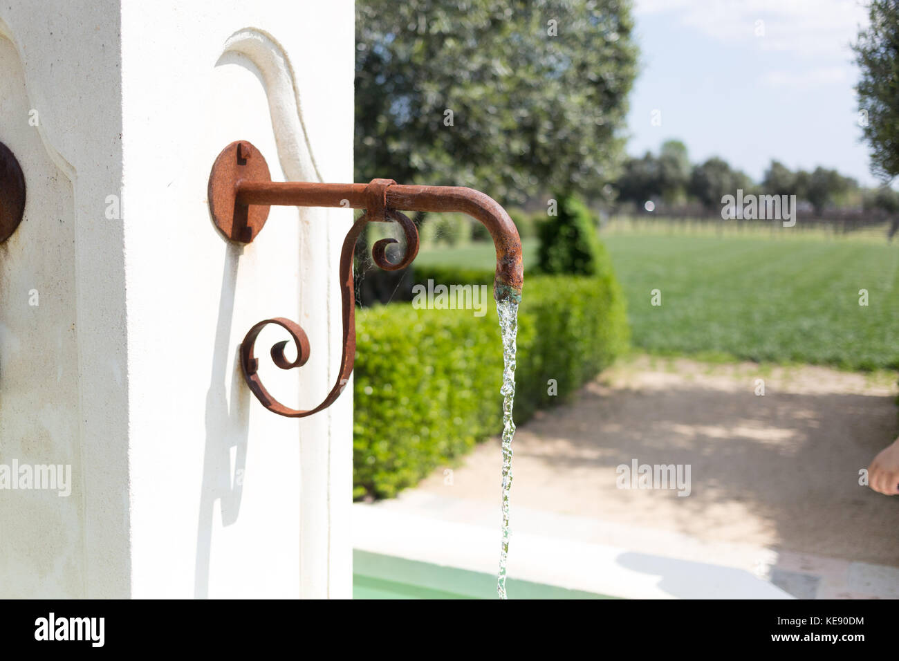 Rusty copper tap Stock Photo - Alamy