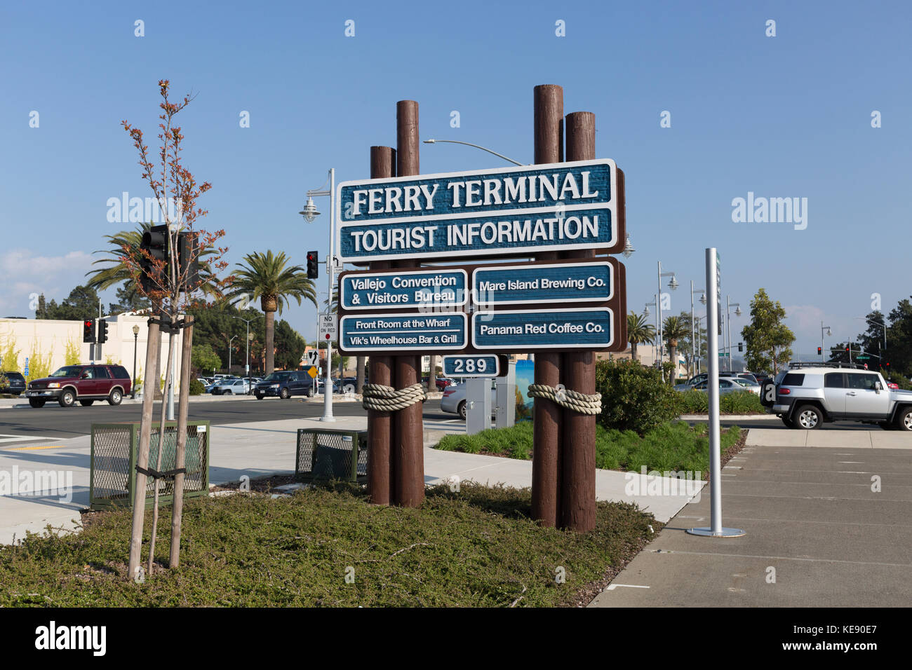 Ferry Terminal Tourist Information Stock Photo - Alamy