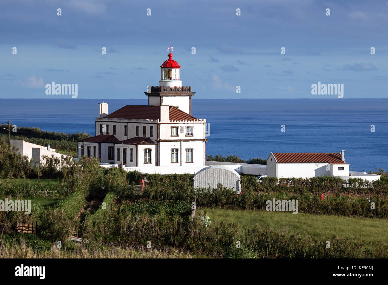 Lighthouse ginetes sao miguel azores hi-res stock photography and ...