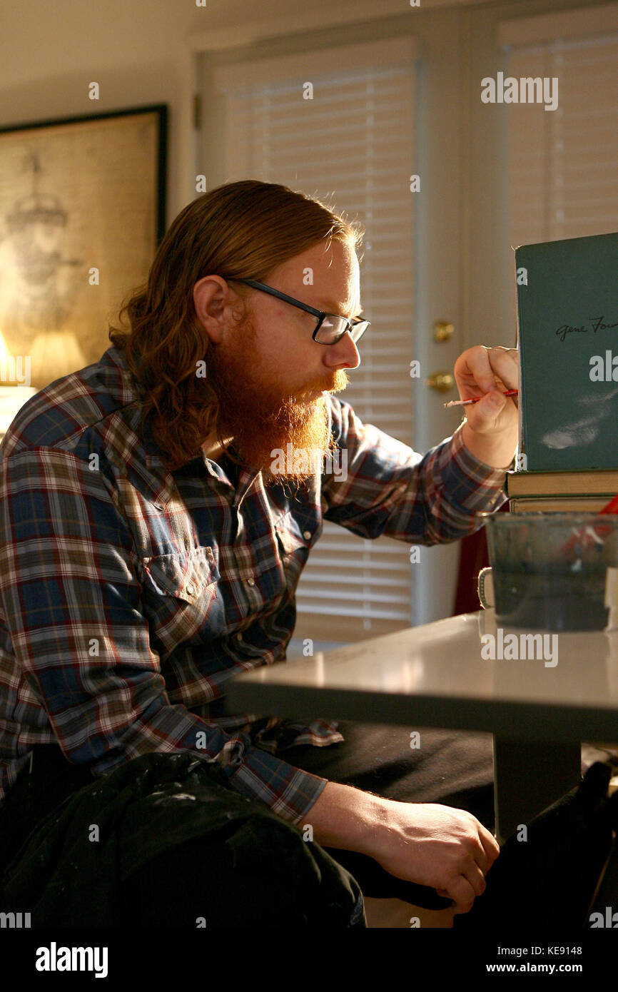 Pasadena (California), January 13th 2010. Mike Stilkey portrait session ...