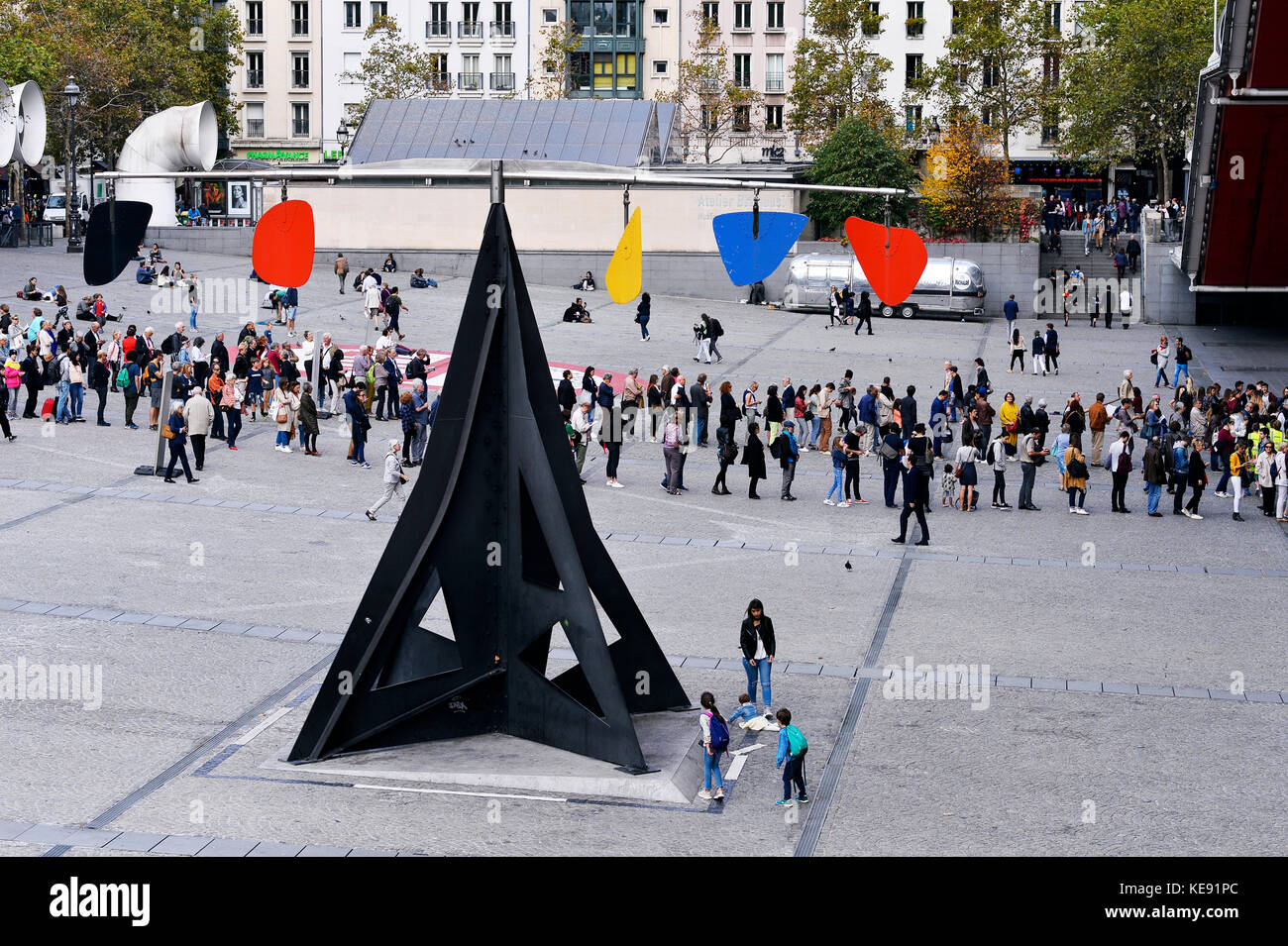 Esplanade beaubourg hi-res stock photography and images - Alamy
