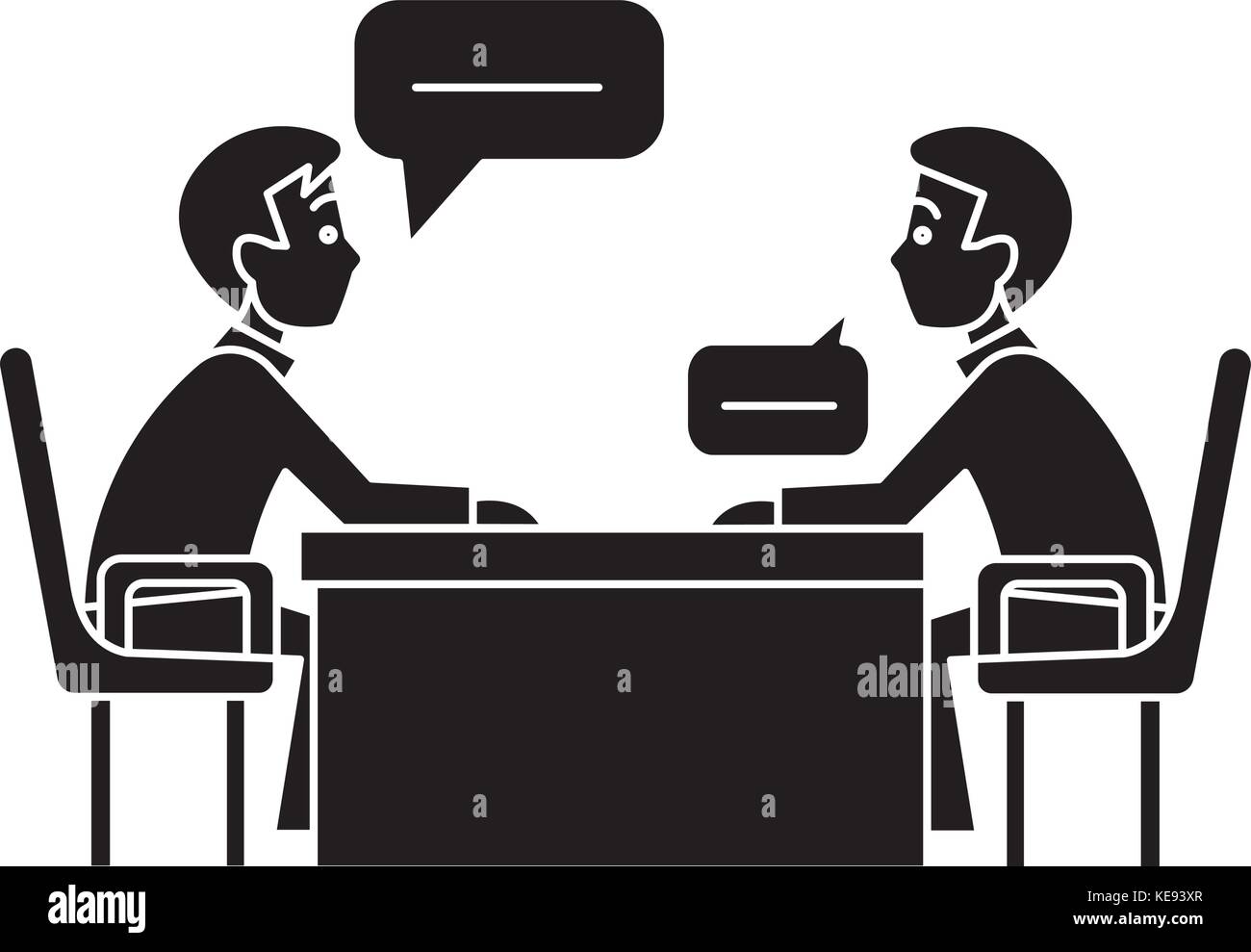 Partner Interview Clipart