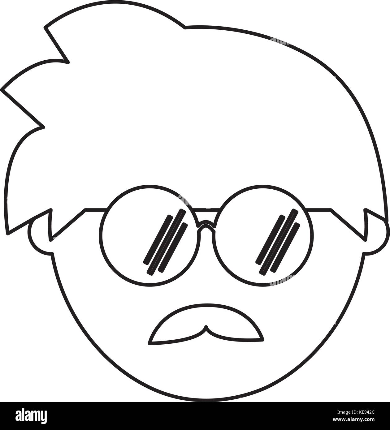 man head vector illustration Stock Vector Image & Art - Alamy