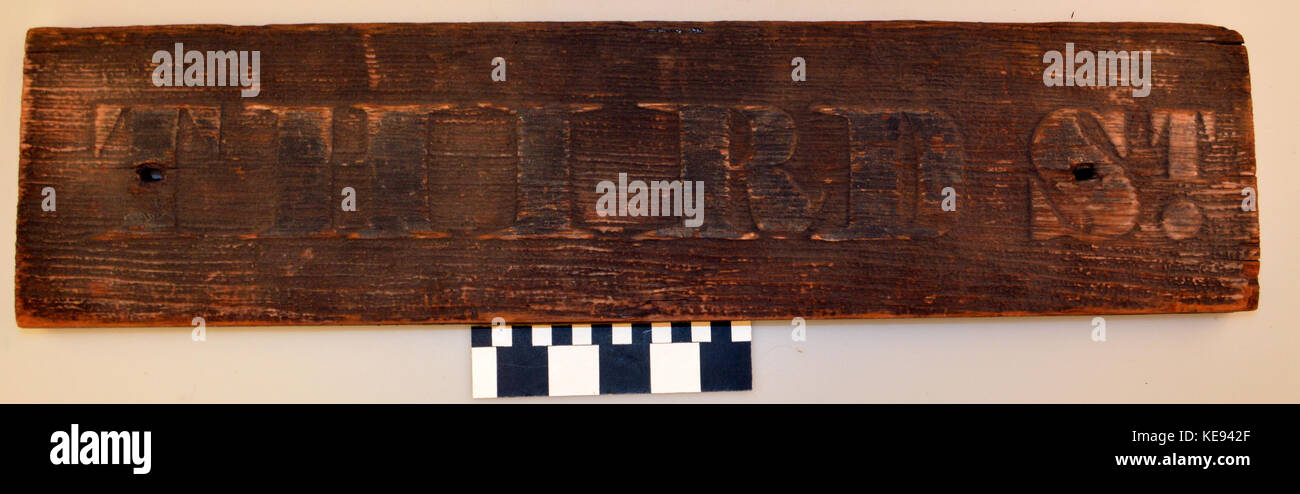 Third Street Sign Stock Photo - Alamy