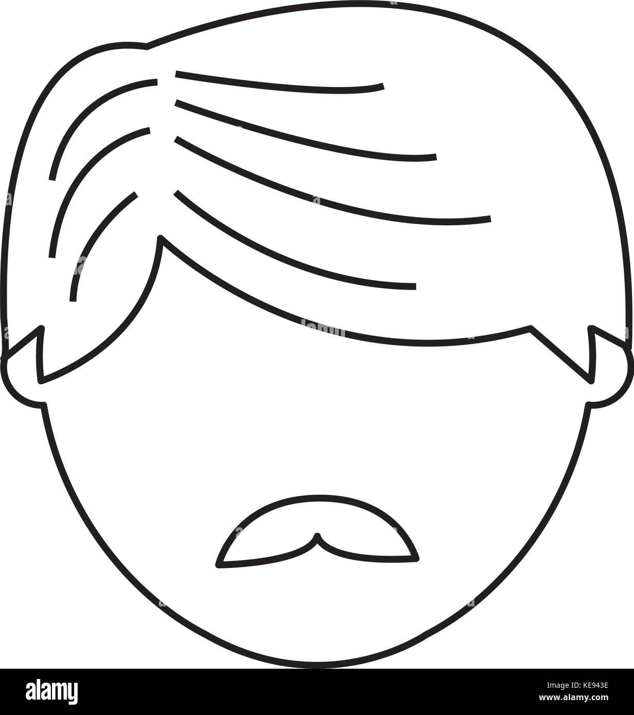 man head vector illustration Stock Vector Image & Art - Alamy