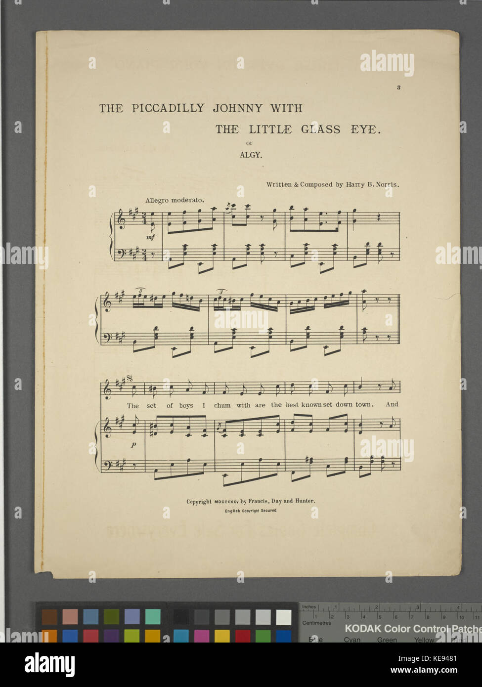 The Piccadilly Johnny with the little glass eye, or, Algy (NYPL Hades ...