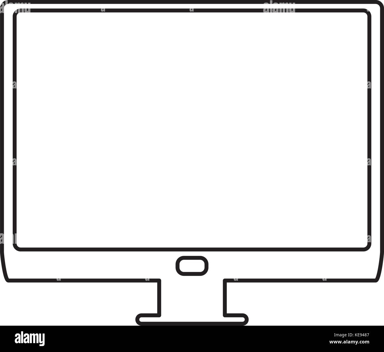 screen vector illustration Stock Vector Image & Art - Alamy