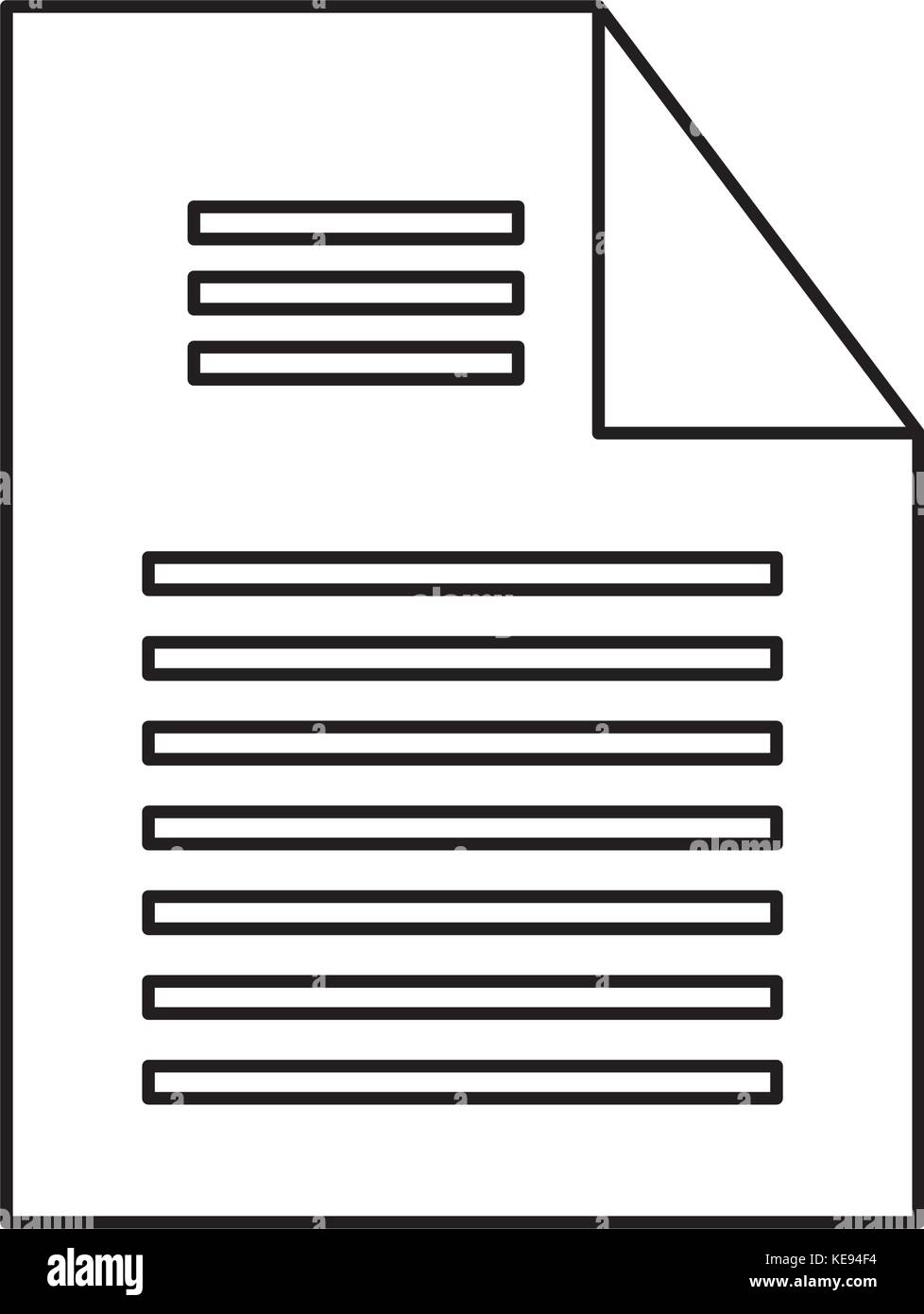 document vector illustration Stock Vector Image & Art - Alamy