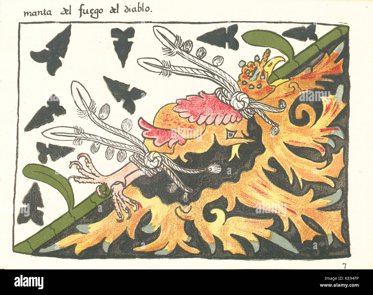 Codex Magliabechiano (folio 07r Stock Photo - Alamy