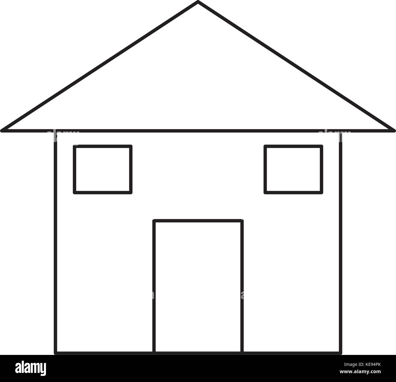 house vector illustration Stock Vector Image & Art - Alamy