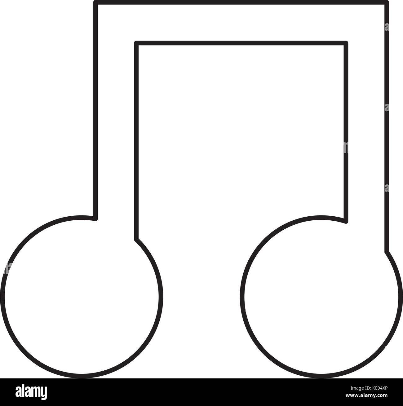 musical note vector illustration Stock Vector Image & Art - Alamy