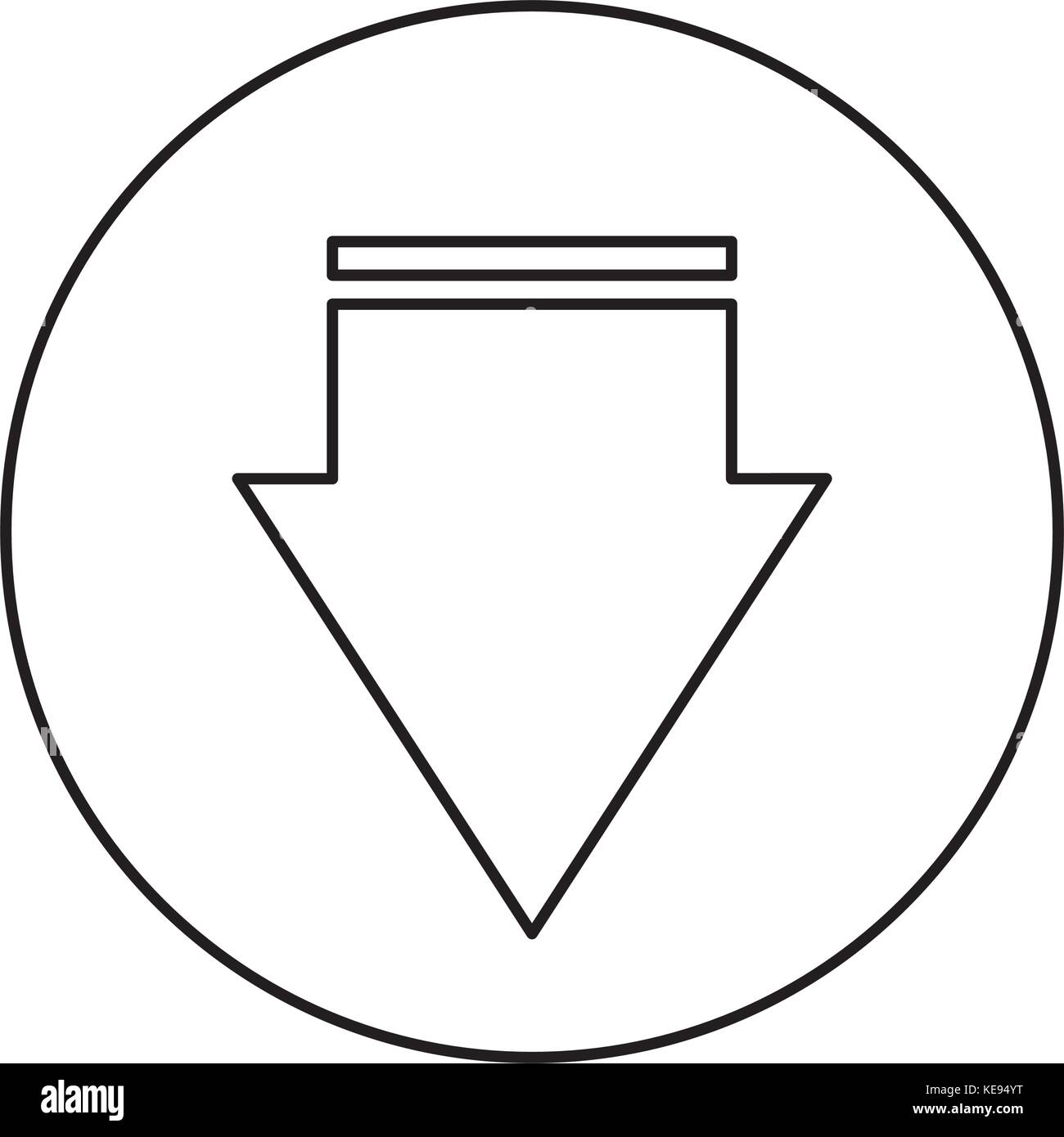 arrow sign vector illustration Stock Vector Image & Art - Alamy