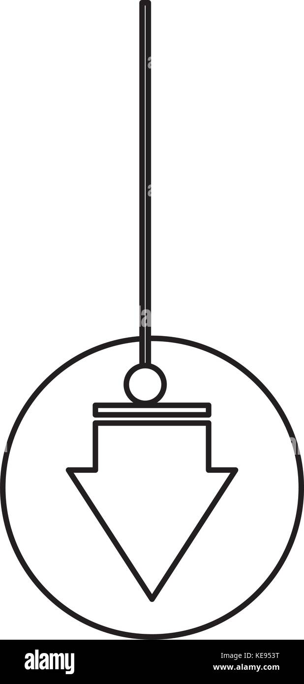 decorative pendant vector illustration Stock Vector Image & Art - Alamy