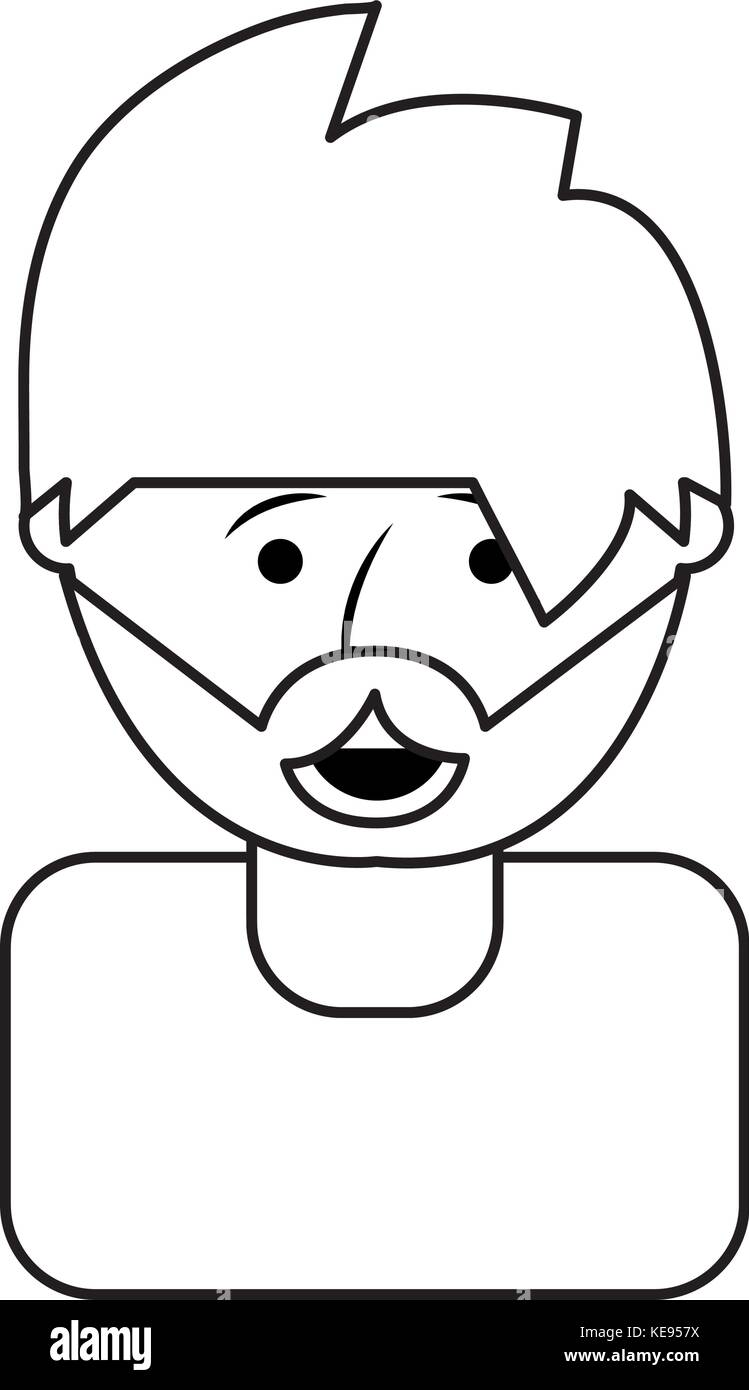 man head vector illustration Stock Vector Image & Art - Alamy