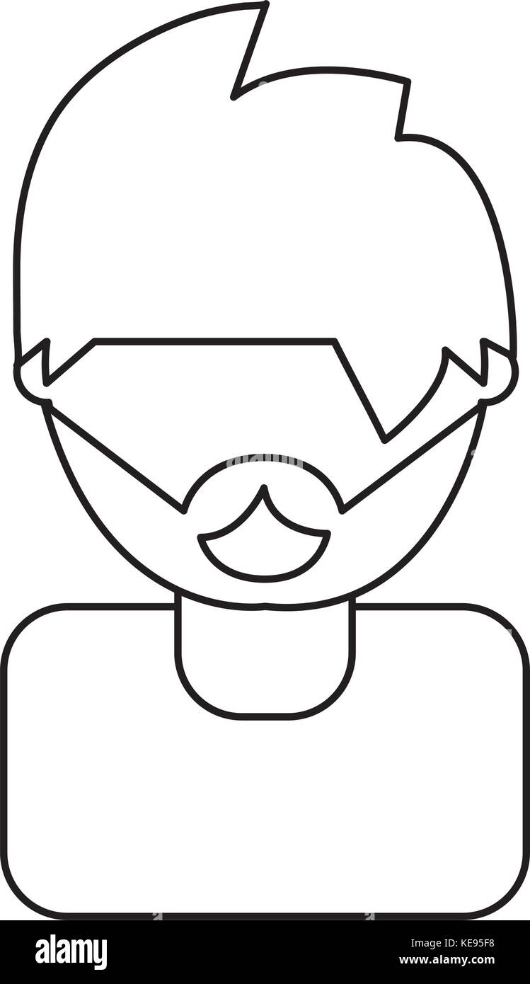 man head vector illustration Stock Vector Image & Art - Alamy