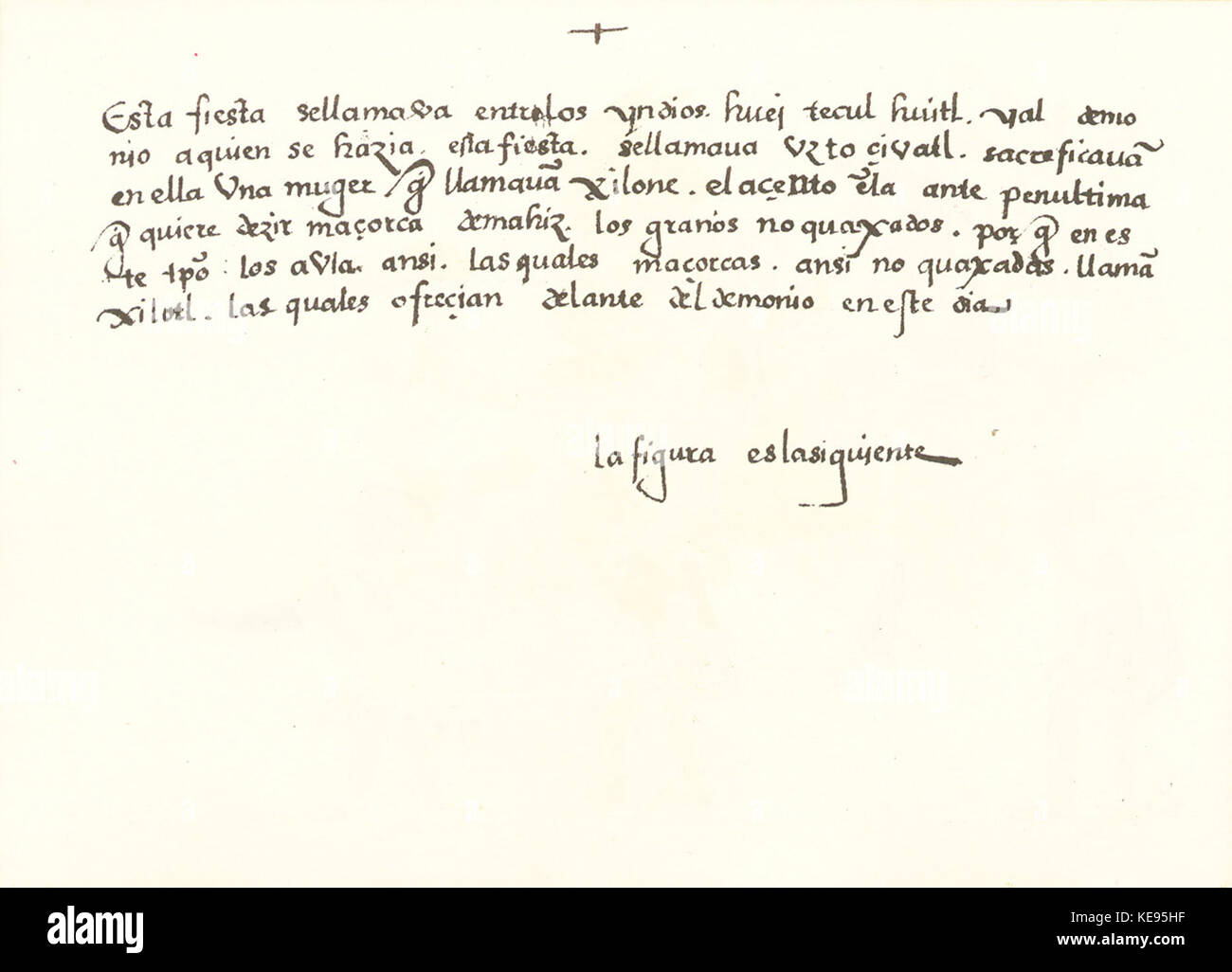 Folio 35v from the Codex Magliabechiano, an important Aztec manuscript ...