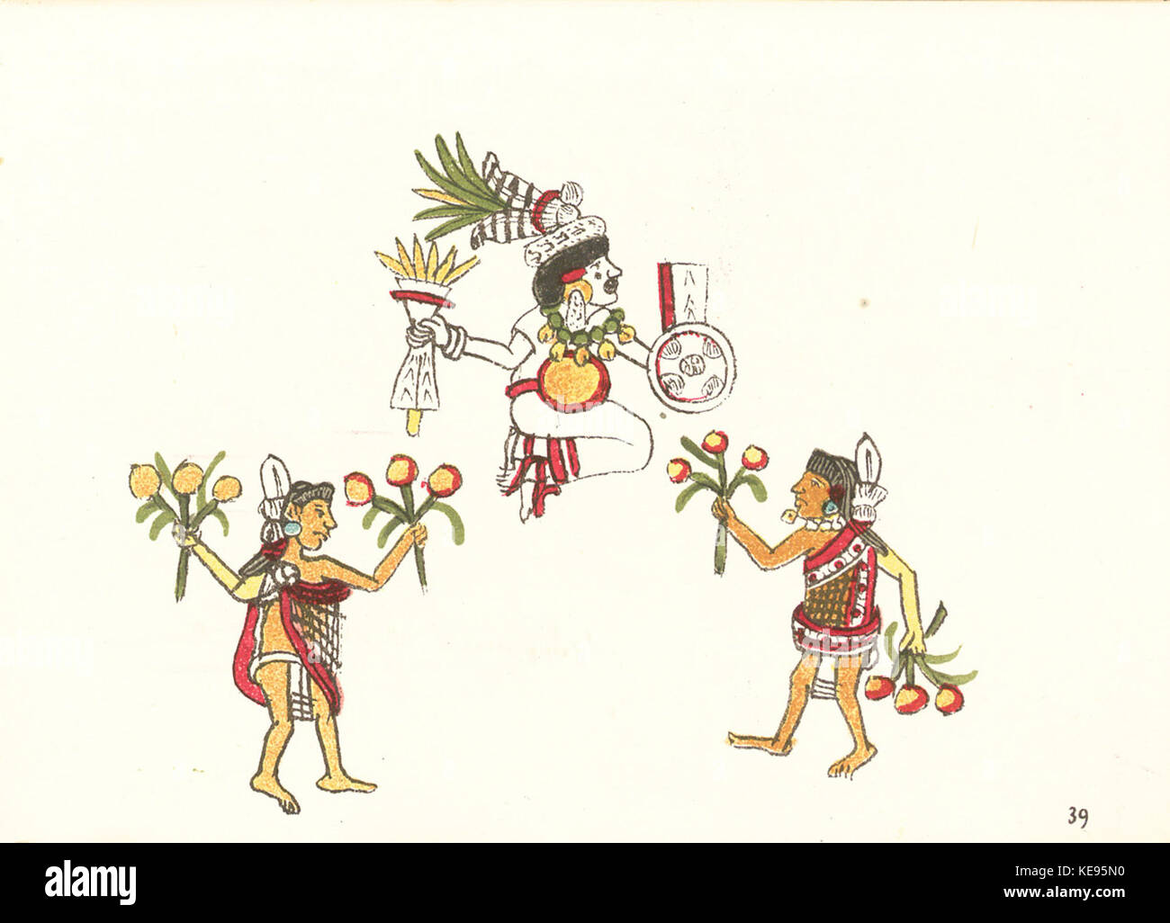 Aztec codex magliabechiano hi-res stock photography and images - Alamy