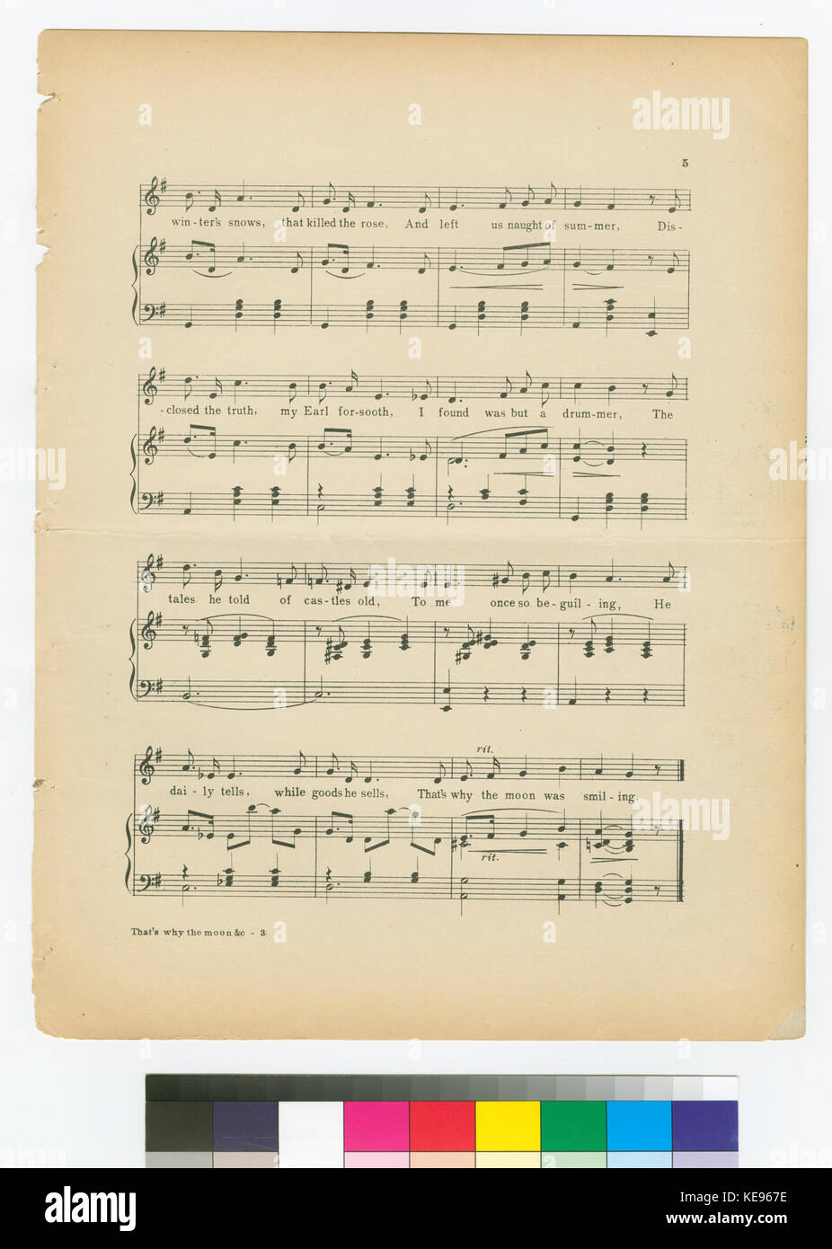 That's why the moon was smiling (NYPL Hades 464315 1709530 Stock Photo ...