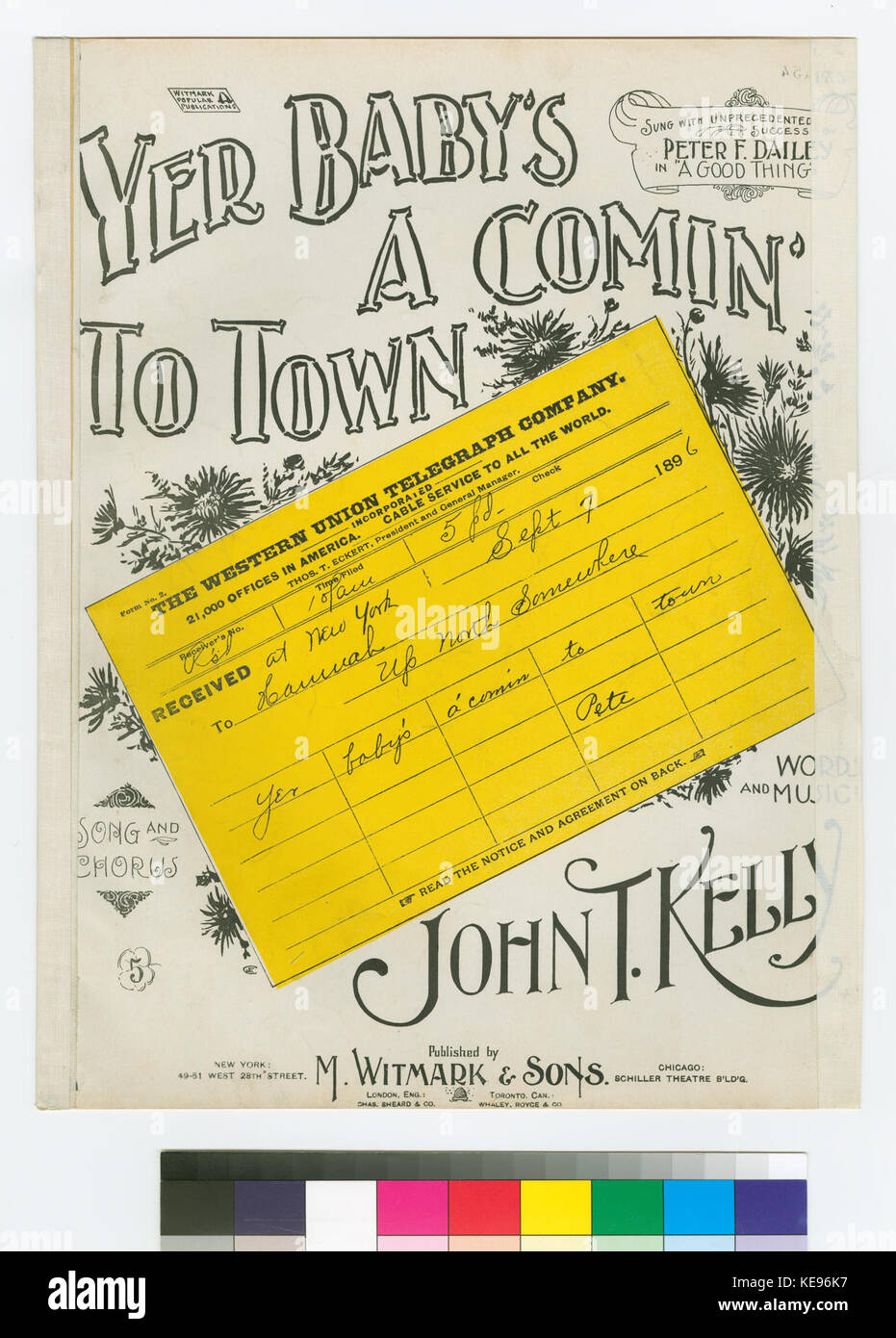 Yer baby's a comin' to town (NYPL Hades 464355 1166129 Stock Photo - Alamy