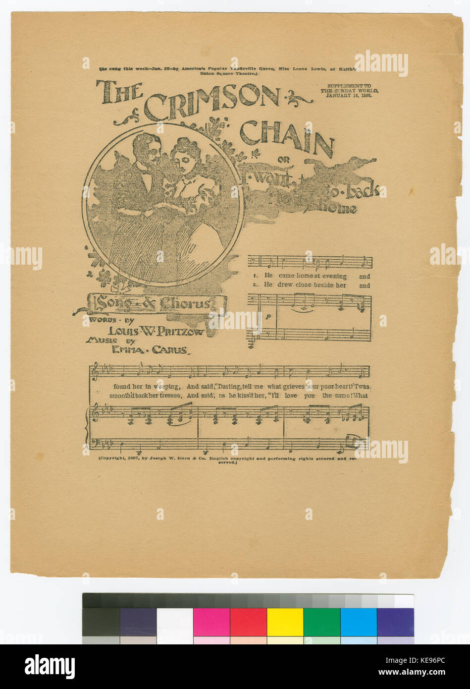 The crimson chain (NYPL Hades 464417 1165472 Stock Photo - Alamy