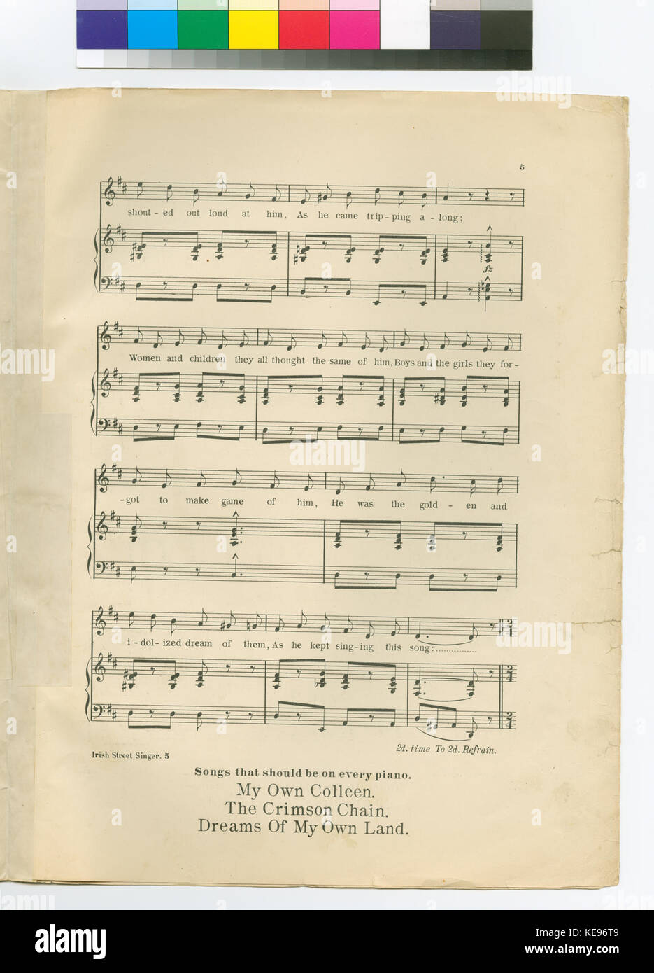 The Irish street singer, or, Honest John McCool (NYPL Hades 464506 ...