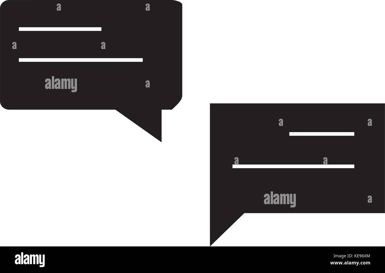 chats icon, vector illustration, sign on isolated background Stock ...