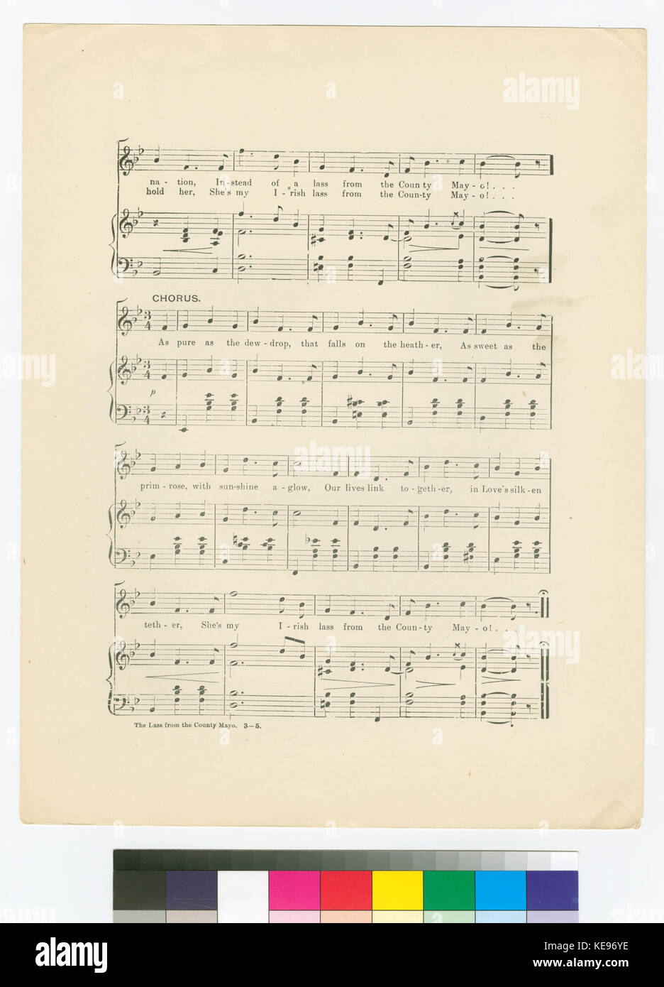 The lass from the county Mayo (NYPL Hades 464528 1711341 Stock Photo ...