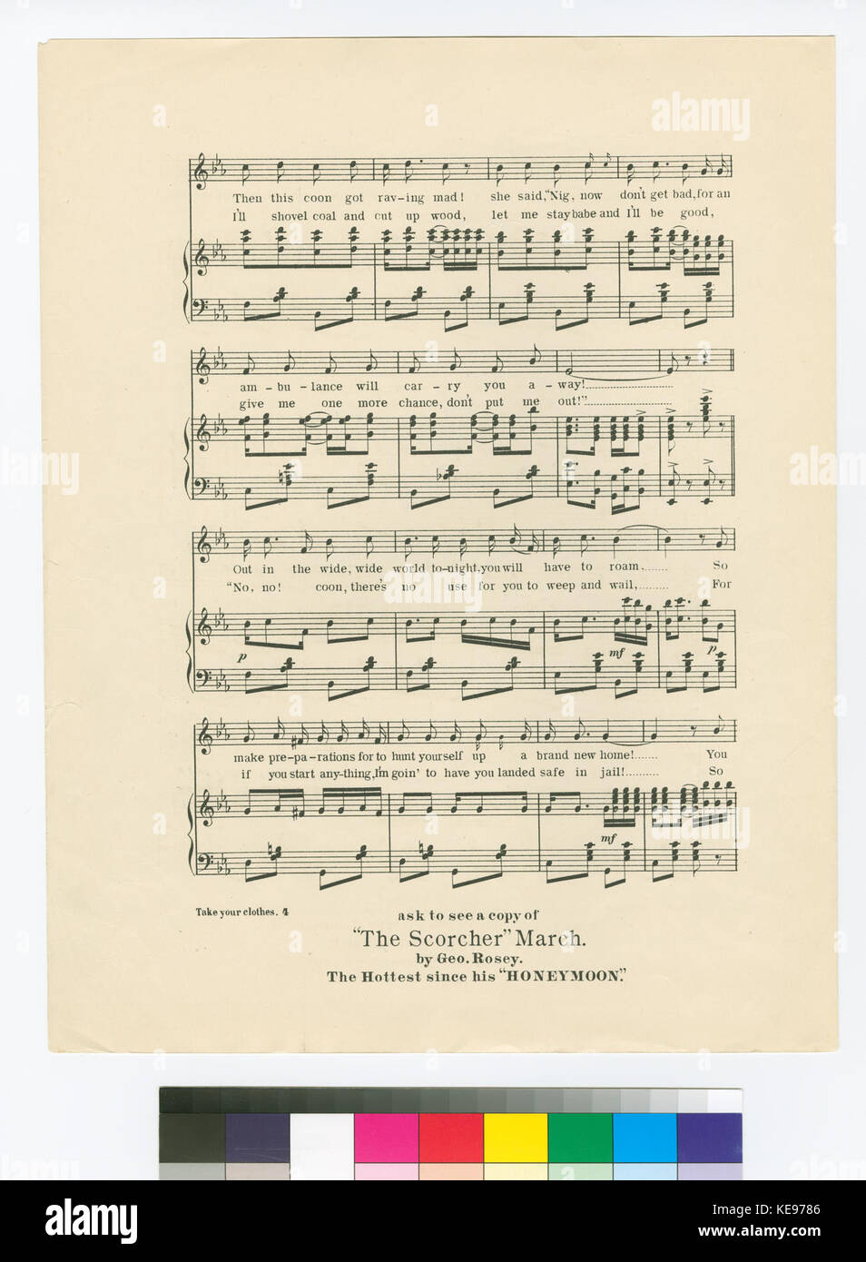 Take your clothes and go (NYPL Hades 464671 1712638 Stock Photo - Alamy