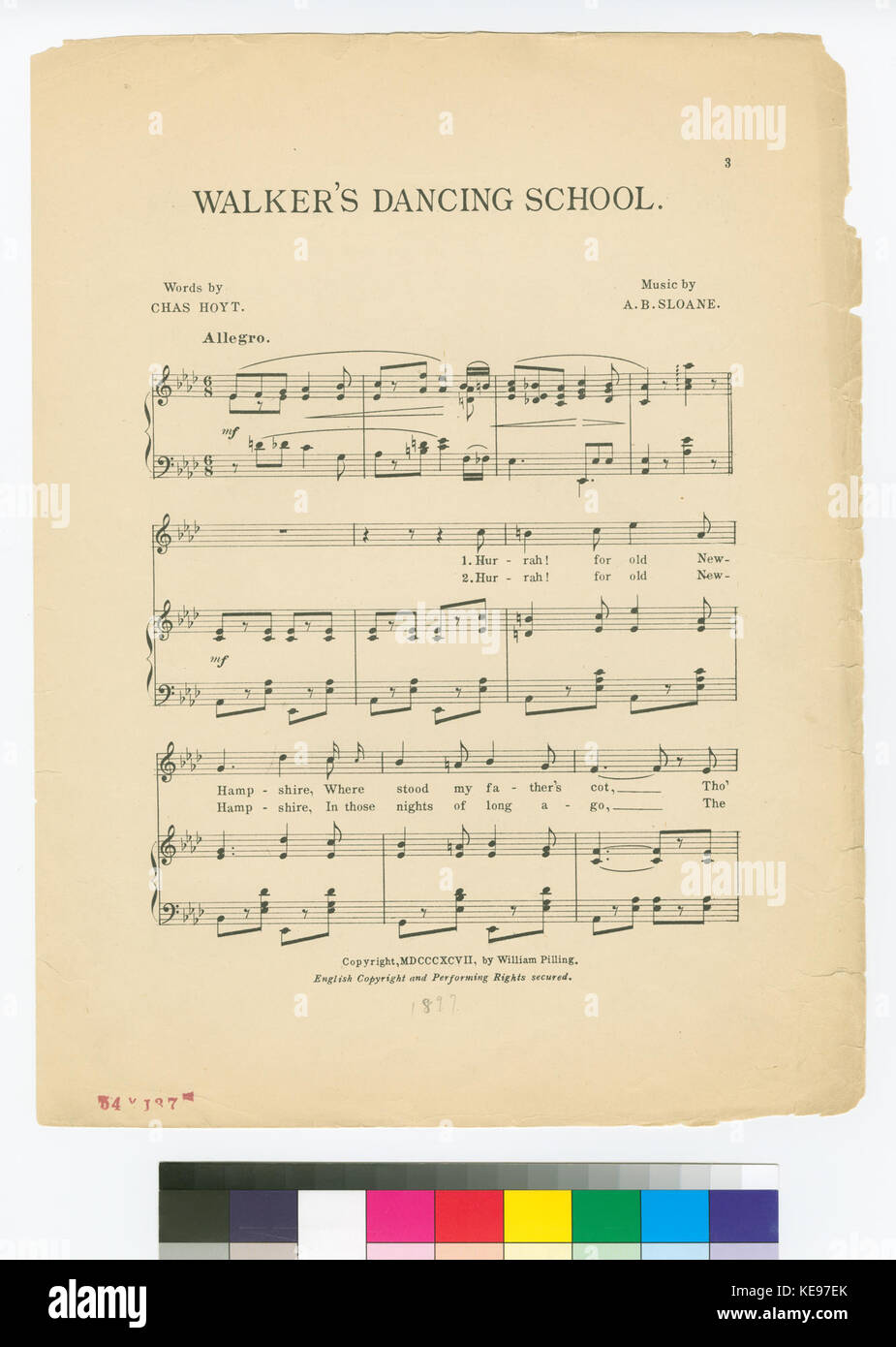 Walker's Dancing School was an institution offering dance instruction ...