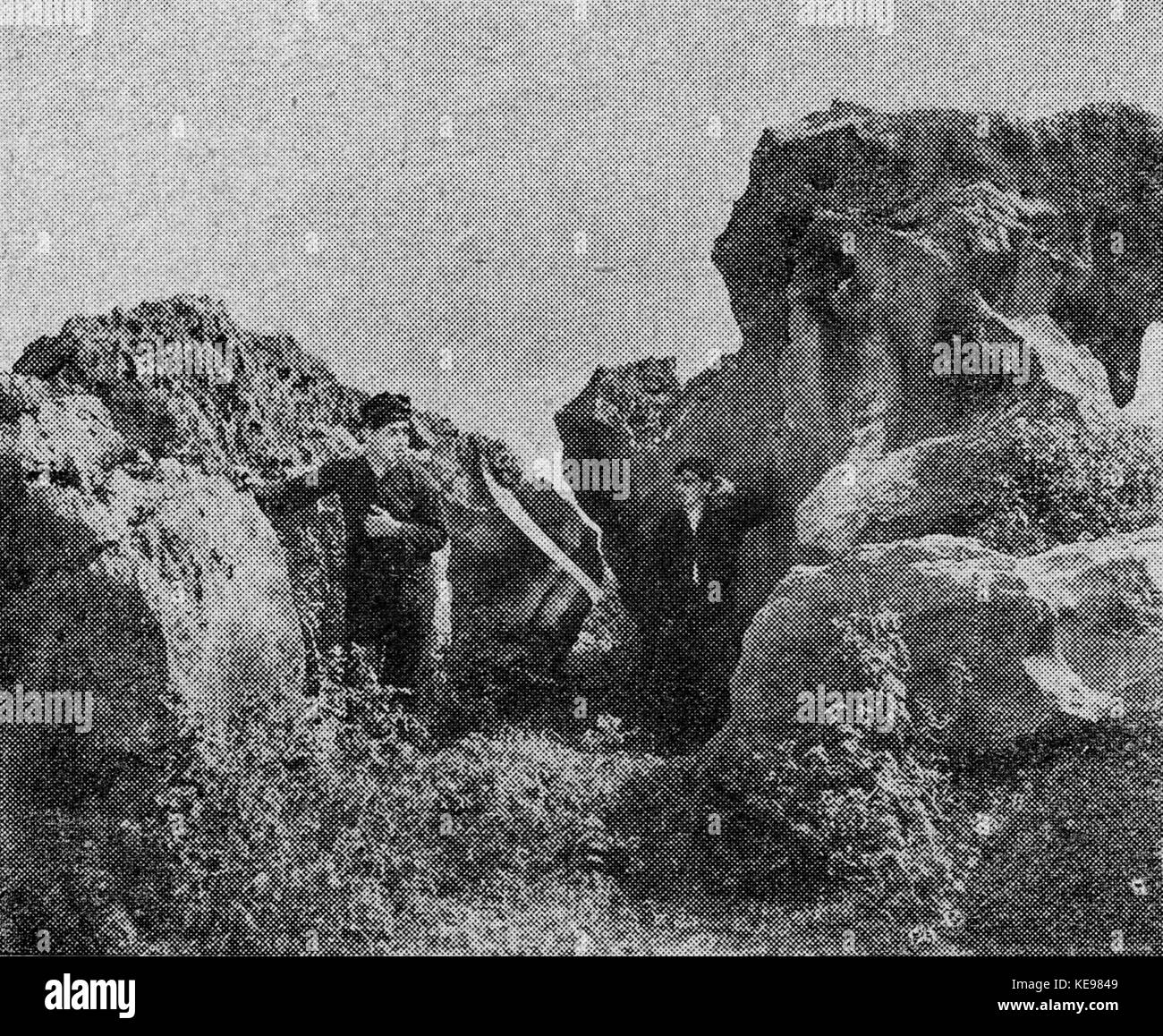 Scene from Poesaka Terpendam 1, Moestika Timoer 66 (15 Oct 1941), p29 ...