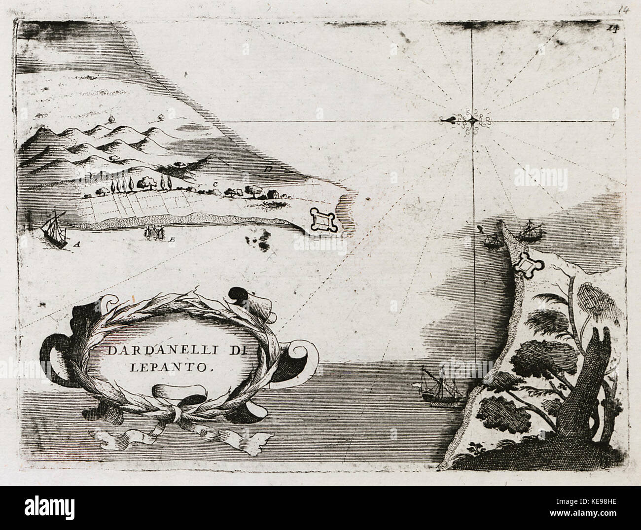 This historical map, created by Vincenzo Coronelli in 1686, depicts the ...
