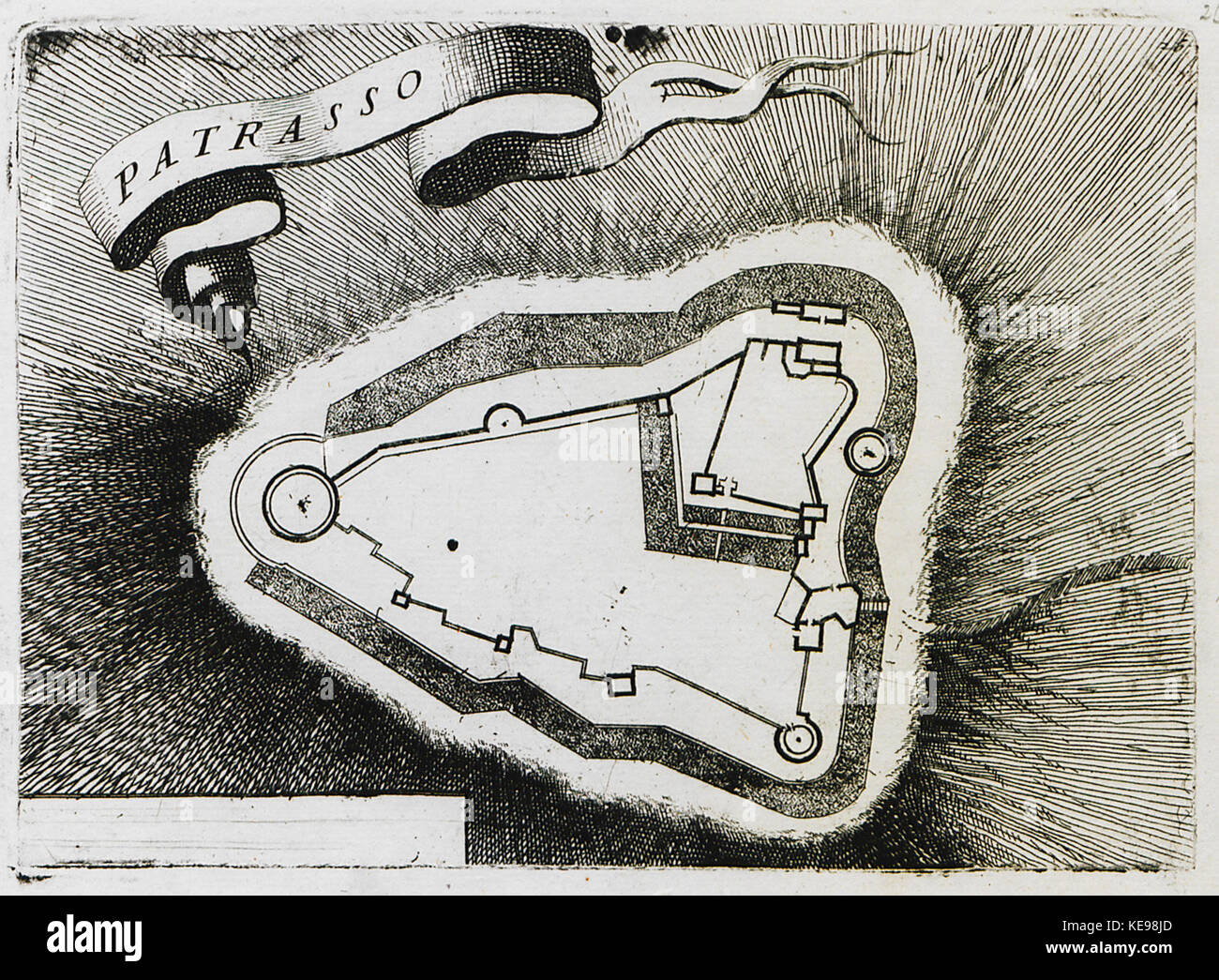 Patrasso Coronelli Vincenzo 1686 Stock Photo - Alamy
