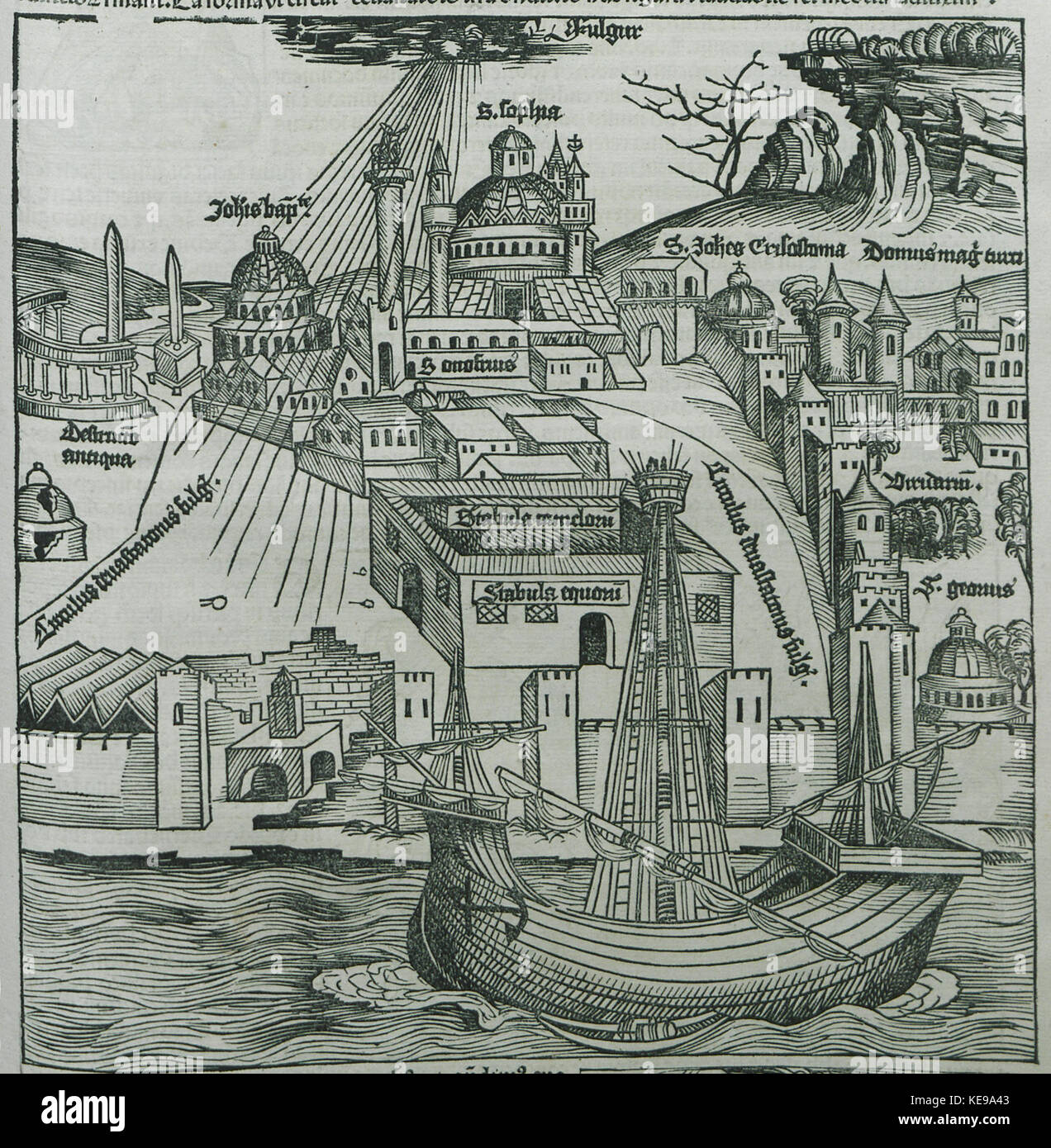 Istanbul during the great storm of July 1490 which caused extended ...